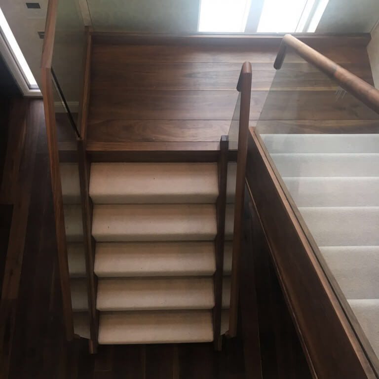 Rich Walnut Staircase Design & Installation | Thomas Ferns Bespoke ...