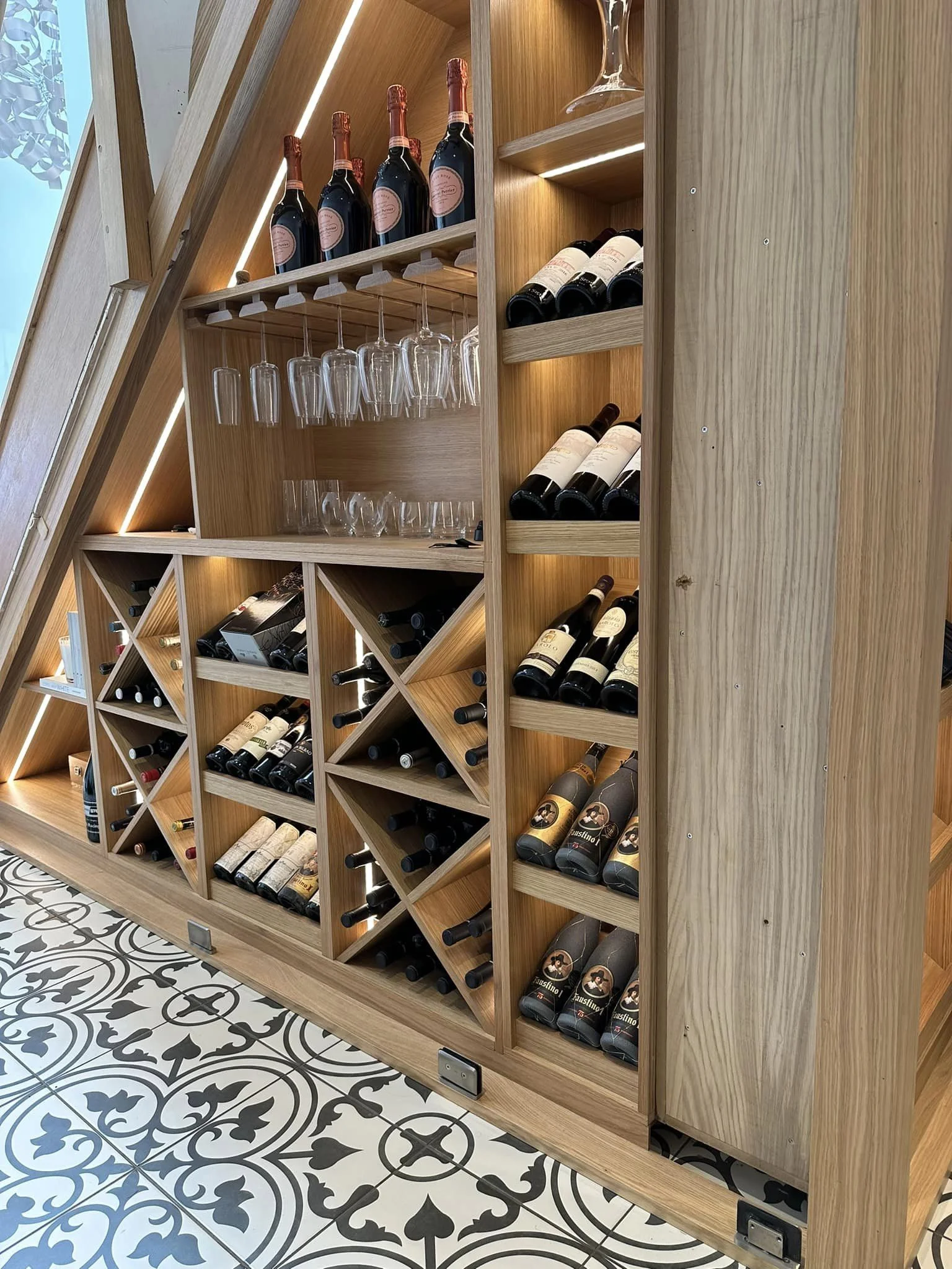 Bespoke Wine Racks | Understairs Wine Racks Manchester, Cheshire | Thomas Ferns Bespoke ...